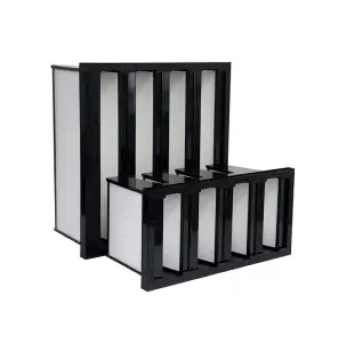China Black ABS Plastic Frame V-bank Filters Manufacturer and Supplier ...