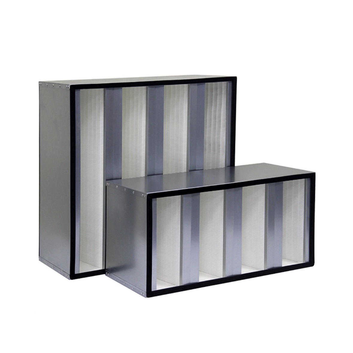 China Box type V-bank HEPA Filter for Pharmaceutical processing ...